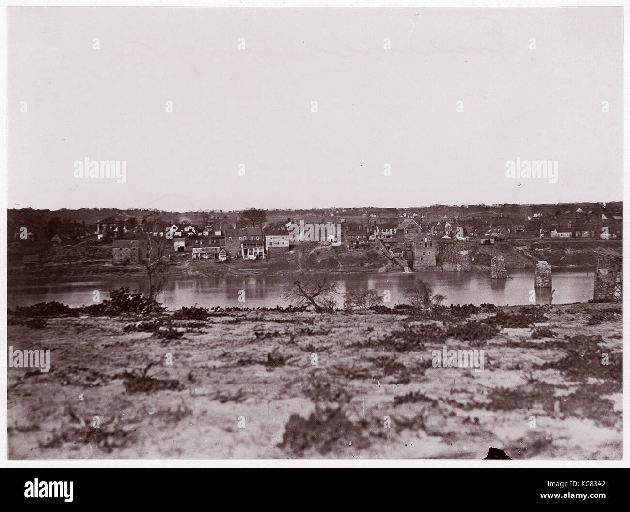 Fredericksburg, Virginia, Andrew Joseph Russell, 1863 Stock Photo - Alamy