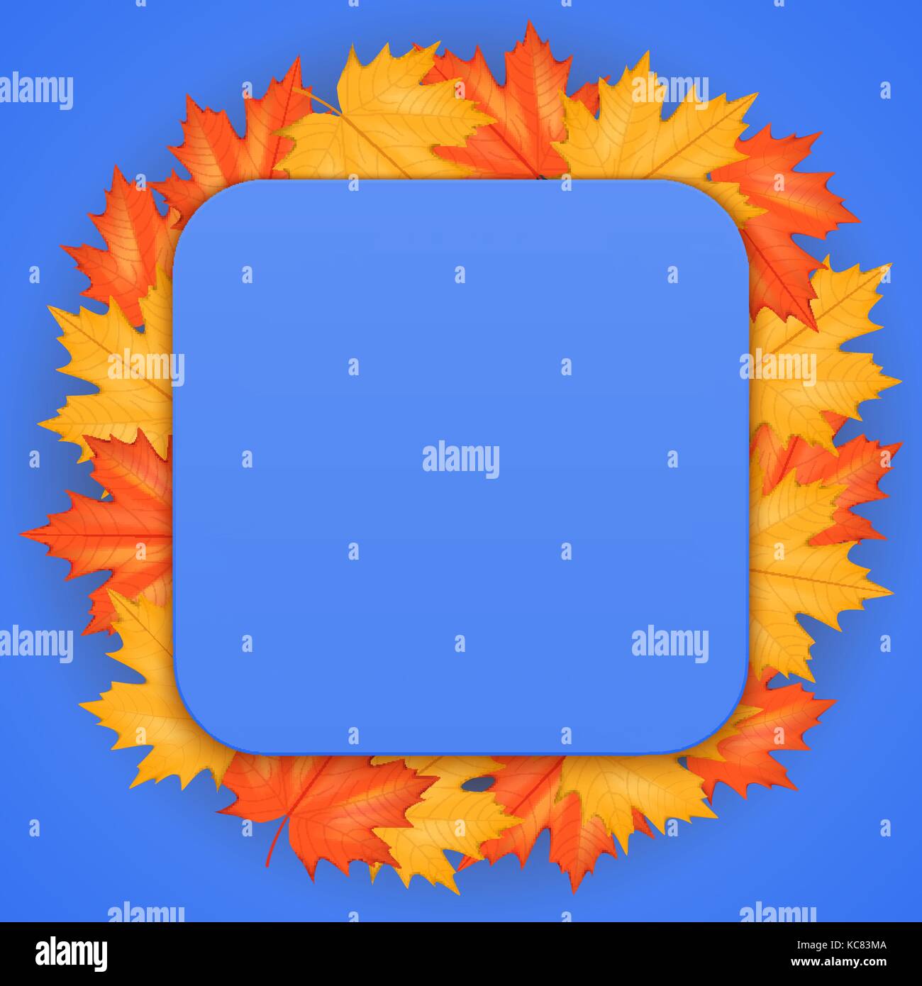 Fall leaves texture background Stock Vector Images - Alamy