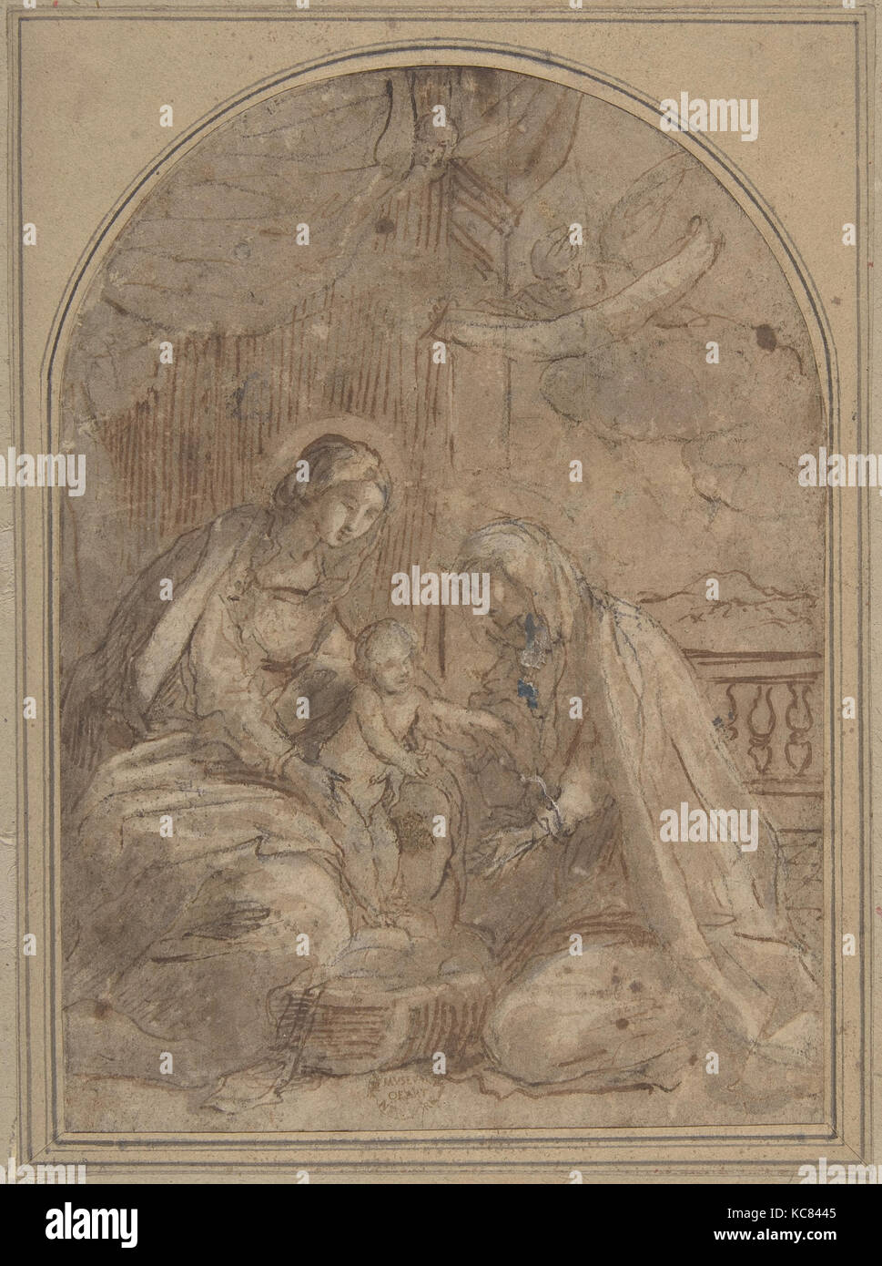 Virgin and Child with Saint Anna, Anonymous, Italian, 16th century ...