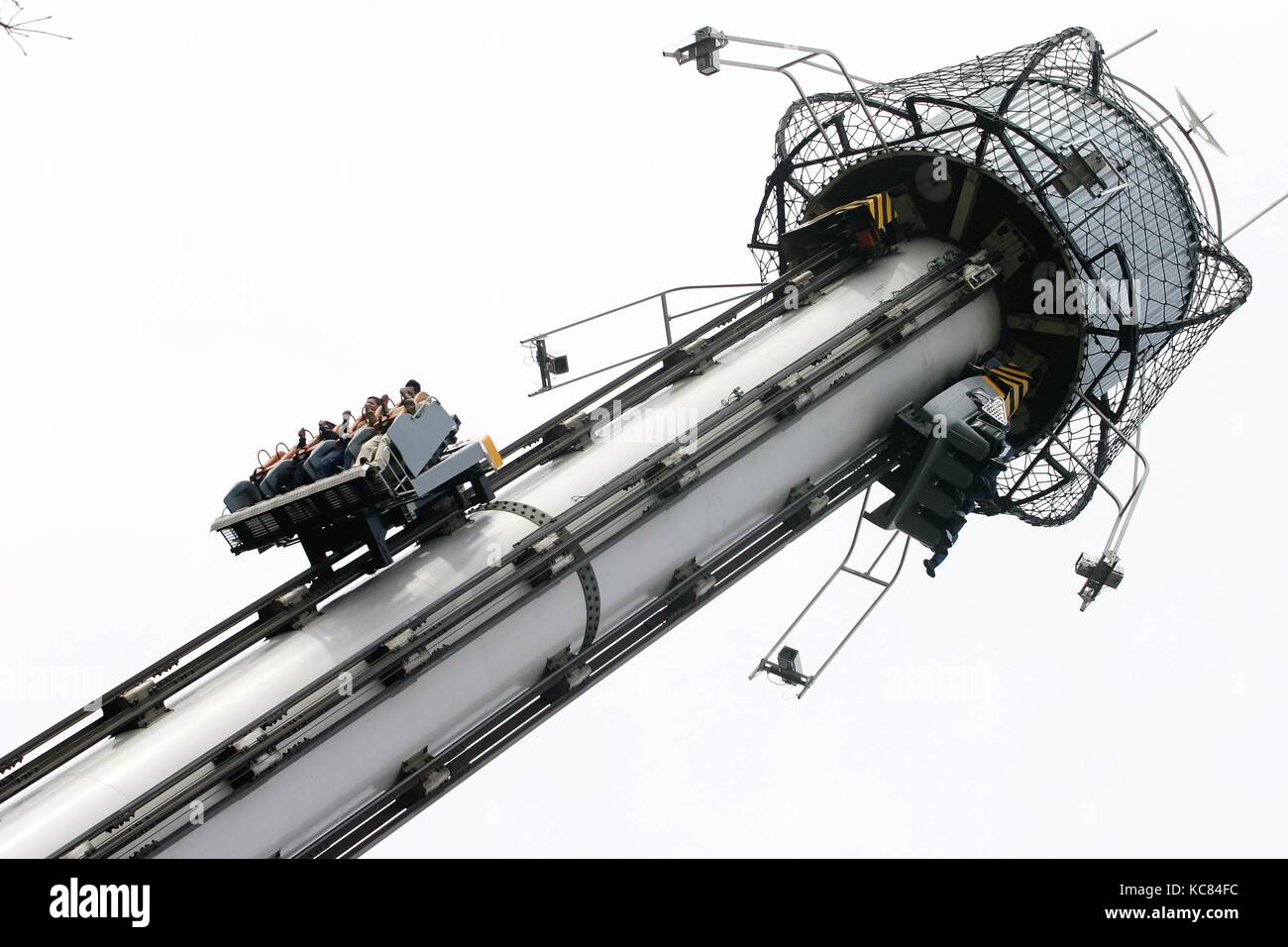 Apocalypse ride at Drayton Manor Park and Zoo Stock Photo - Alamy