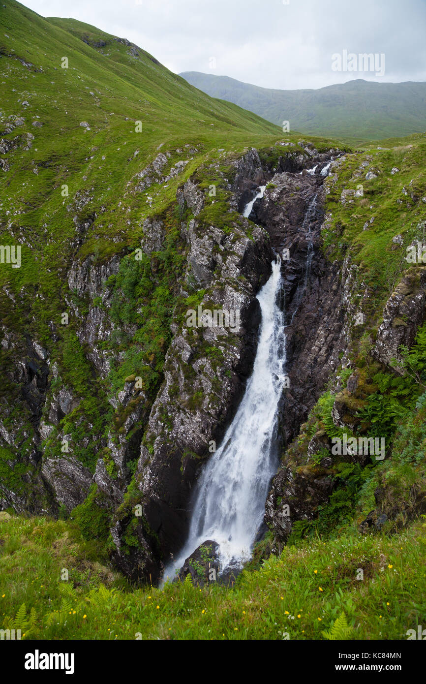 The Falls of Glomach are one of the highest and most isolated ...