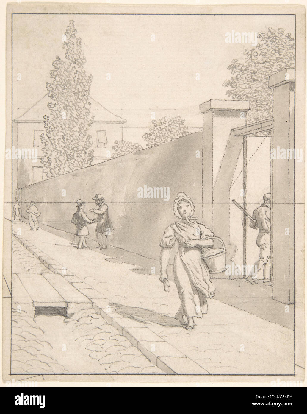 View of Charlottenborg Palace in Copenhagen with the Old Botanical ...