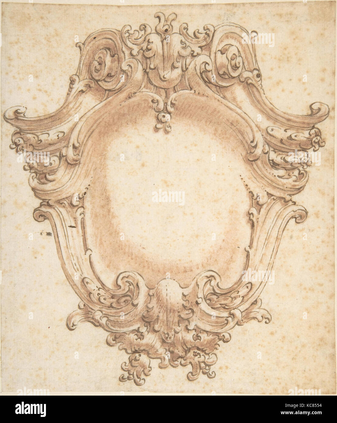 Italian 17th century cartouche hi-res stock photography and images - Alamy