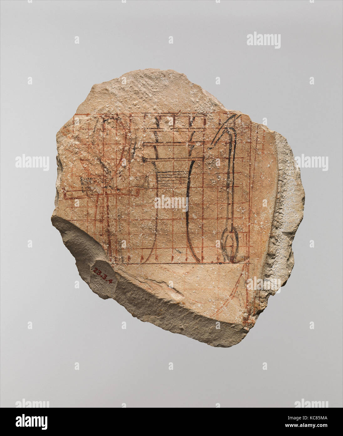 Artist's Scaled Drawing of Hieroglyphs, ca. 1479–1458 B.C Stock Photo ...