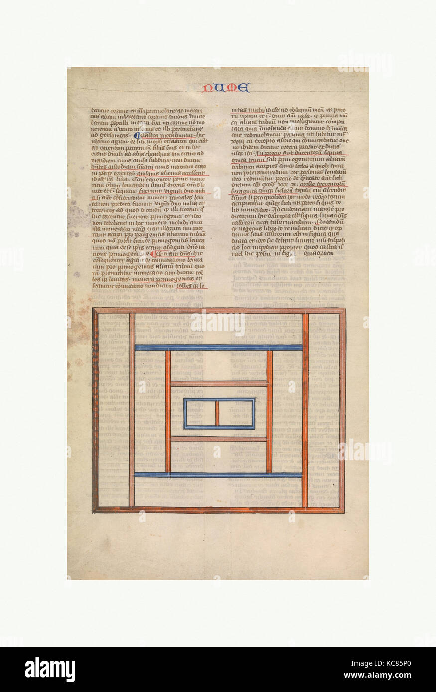Arrangement of the Levite Camps around the Tabernacle, one of six ...
