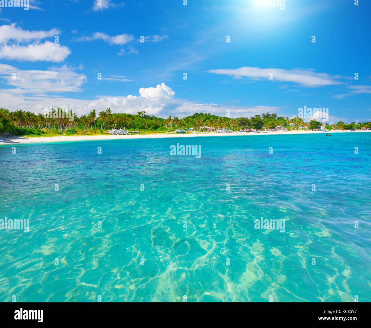 beach and tropical sea Stock Photo - Alamy