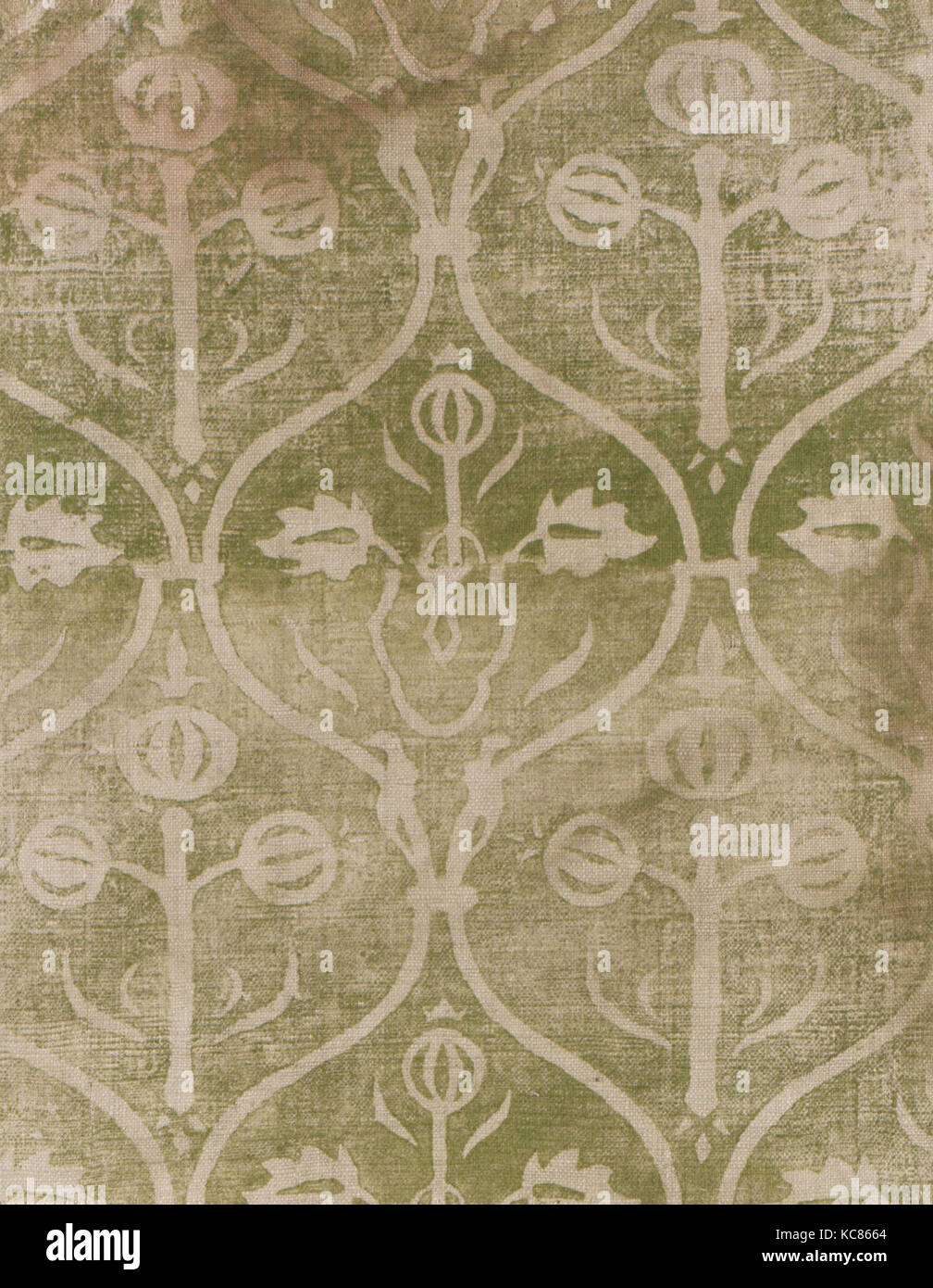 Printed Textile, 15th century, Made in Rhineland, Germany, German ...