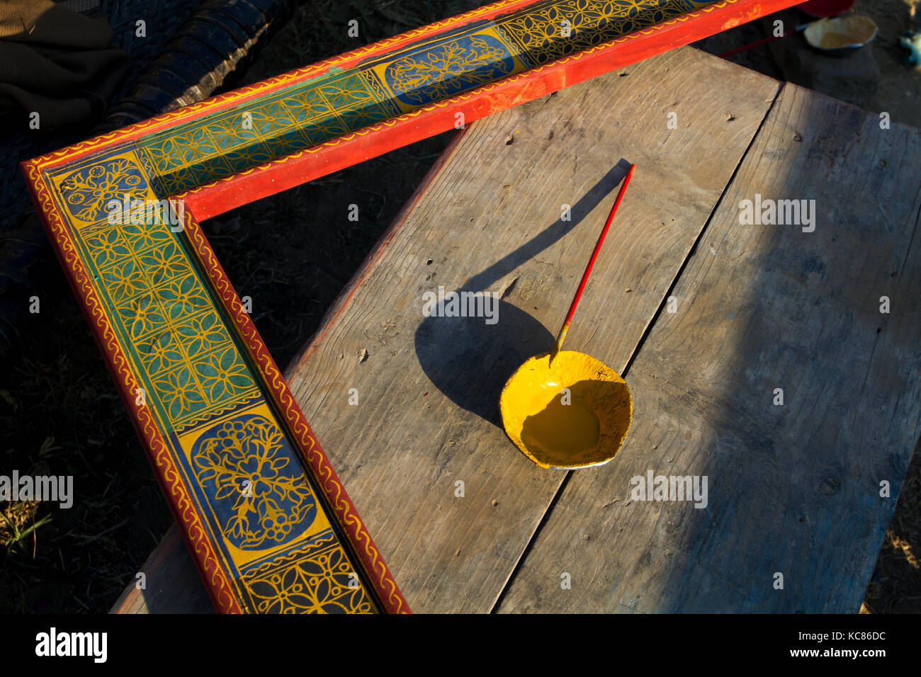 Hand Painted frame Stock Photo - Alamy