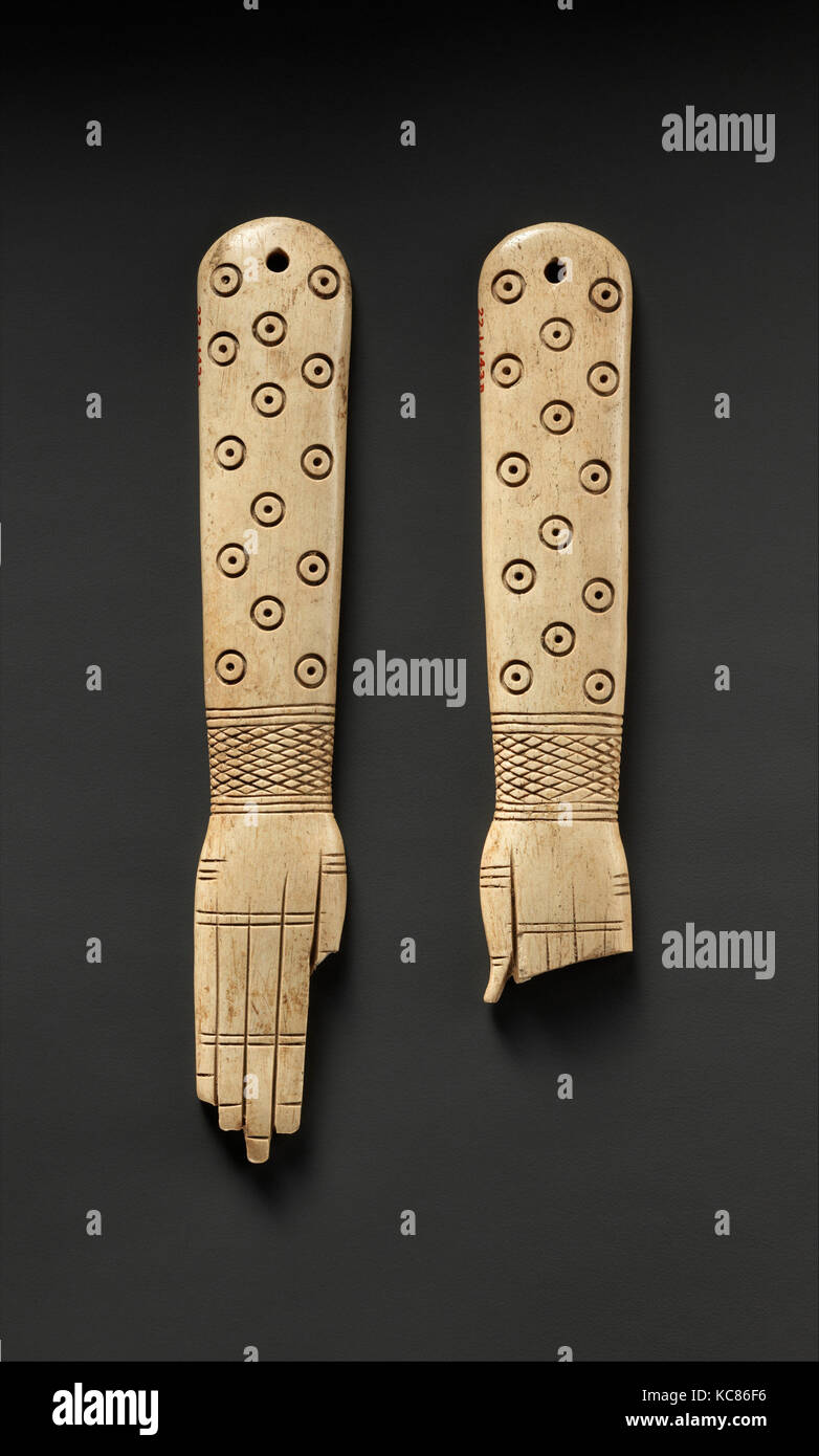 Pair of clappers, Middle Kingdom, Dynasty 12, mid - Dynasty 13, ca ...