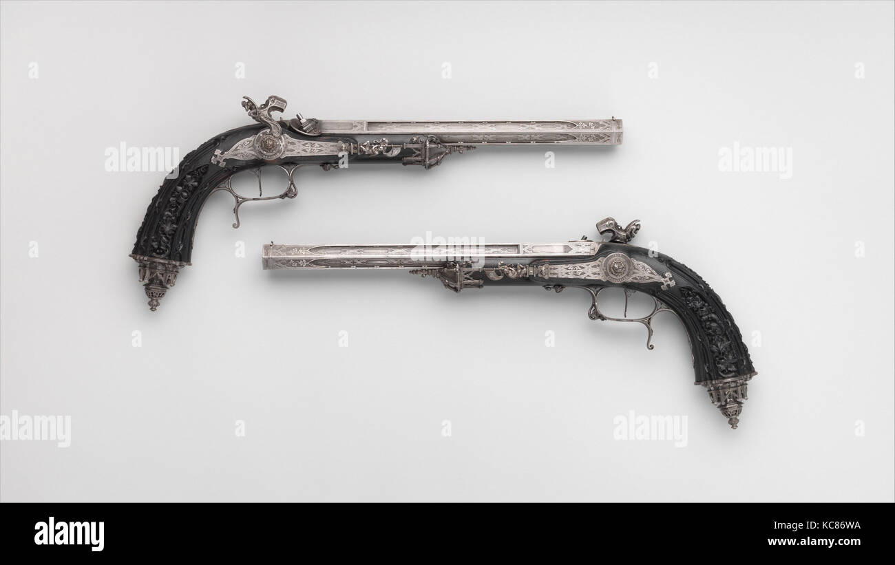 Pair of Percussion Target Pistols Made for Display at the 1844 ...
