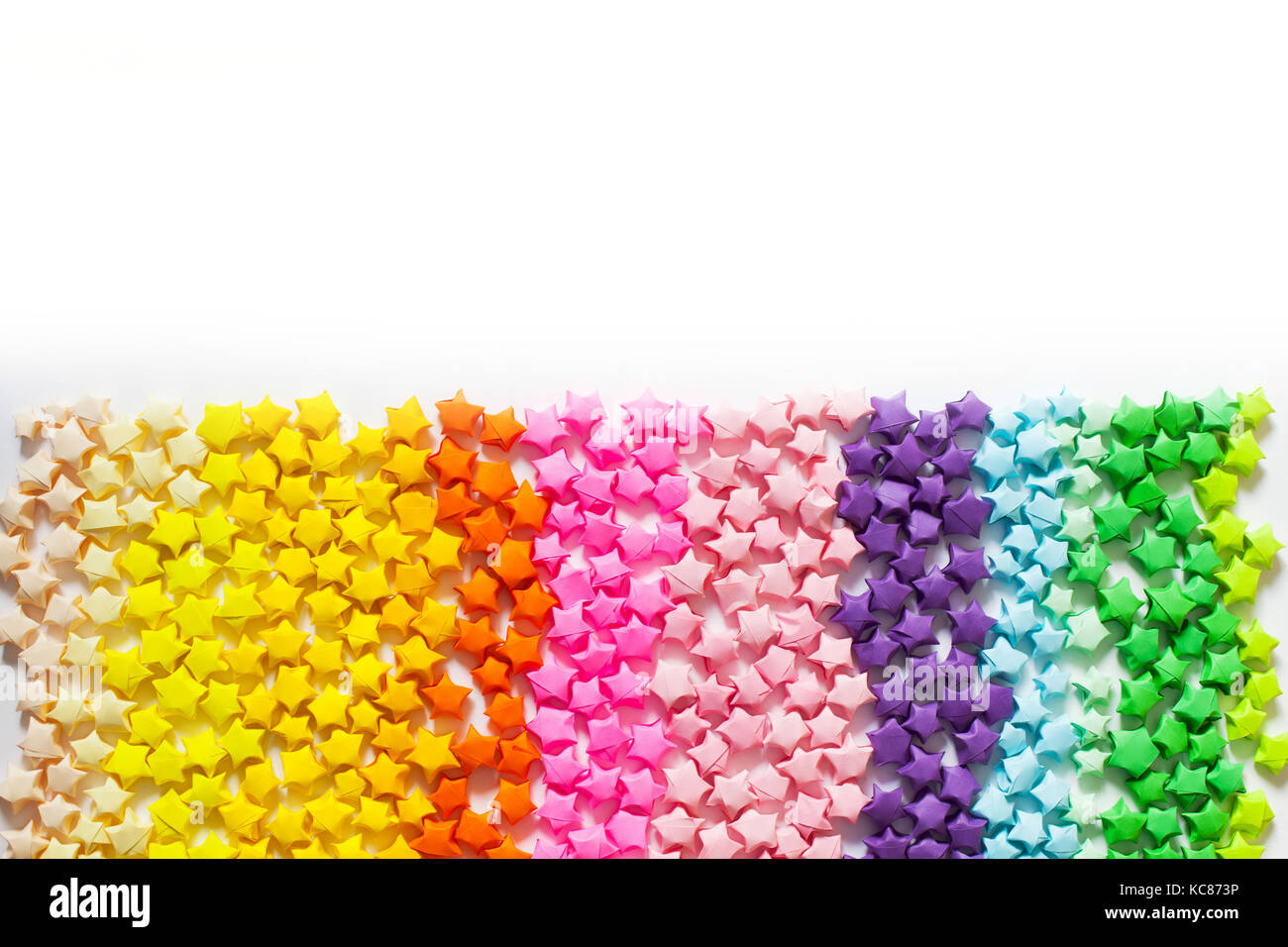 Origami stars background Stock Photo - Alamy