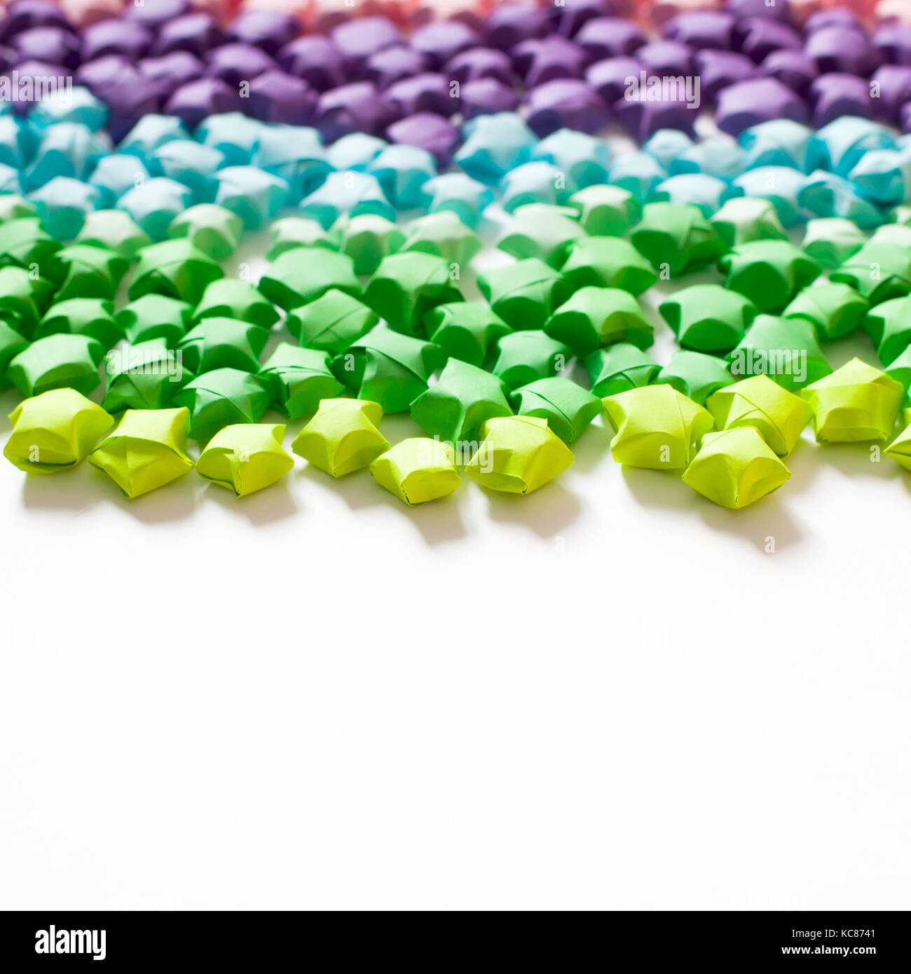 Origami stars background Stock Photo - Alamy
