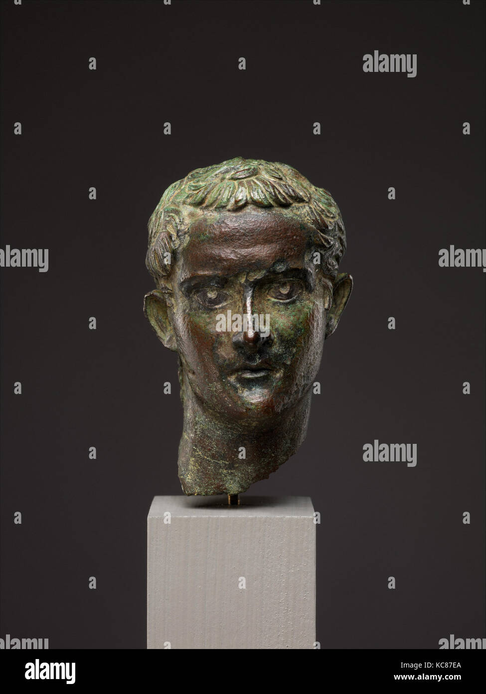 Bronze portrait head of the emperor Gaius (Caligula), ca. A.D. 37–41 ...