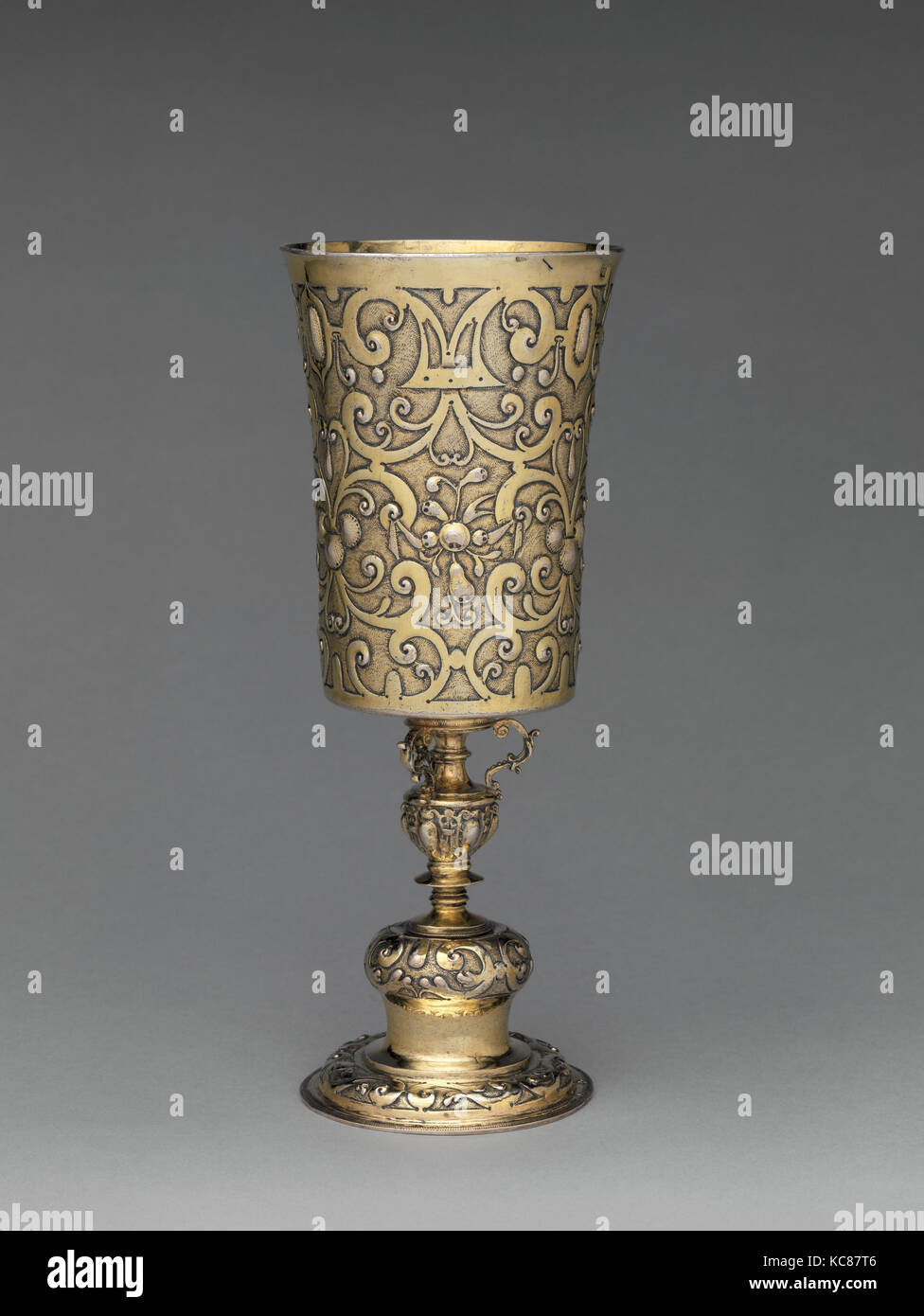 Standing cup, early 17th century, possibly Hungarian, Gilded silver ...