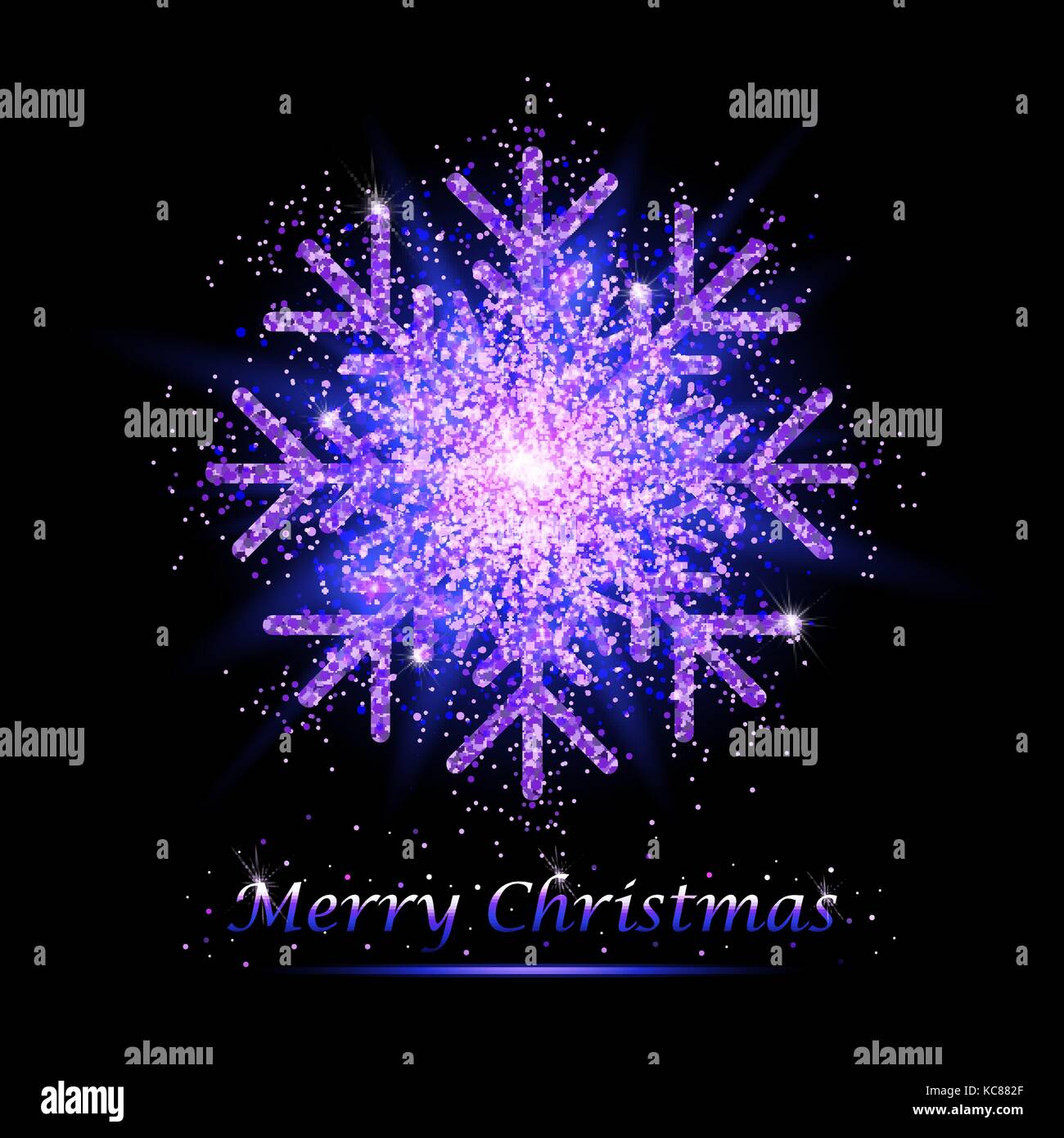 Golden glitter gorgeous snowflake. Luxurious christmas design element ...