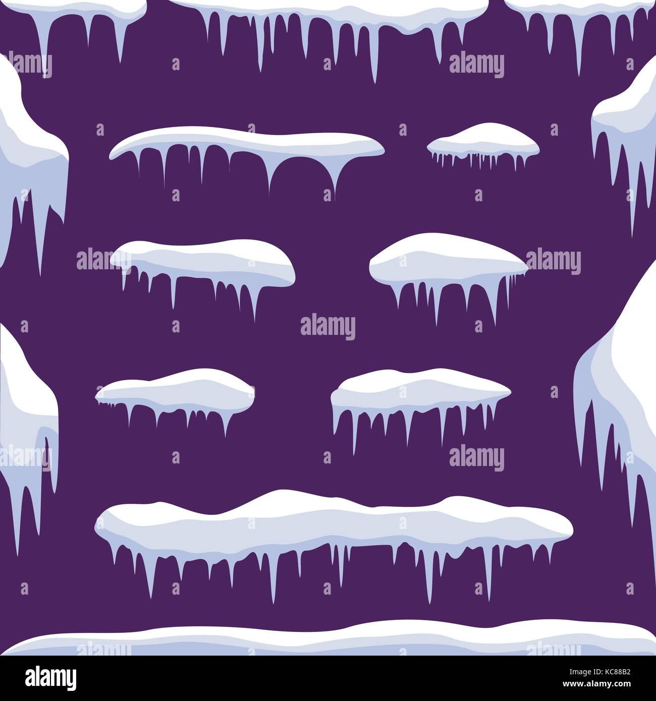Snow cold icy Stock Vector Images - Alamy