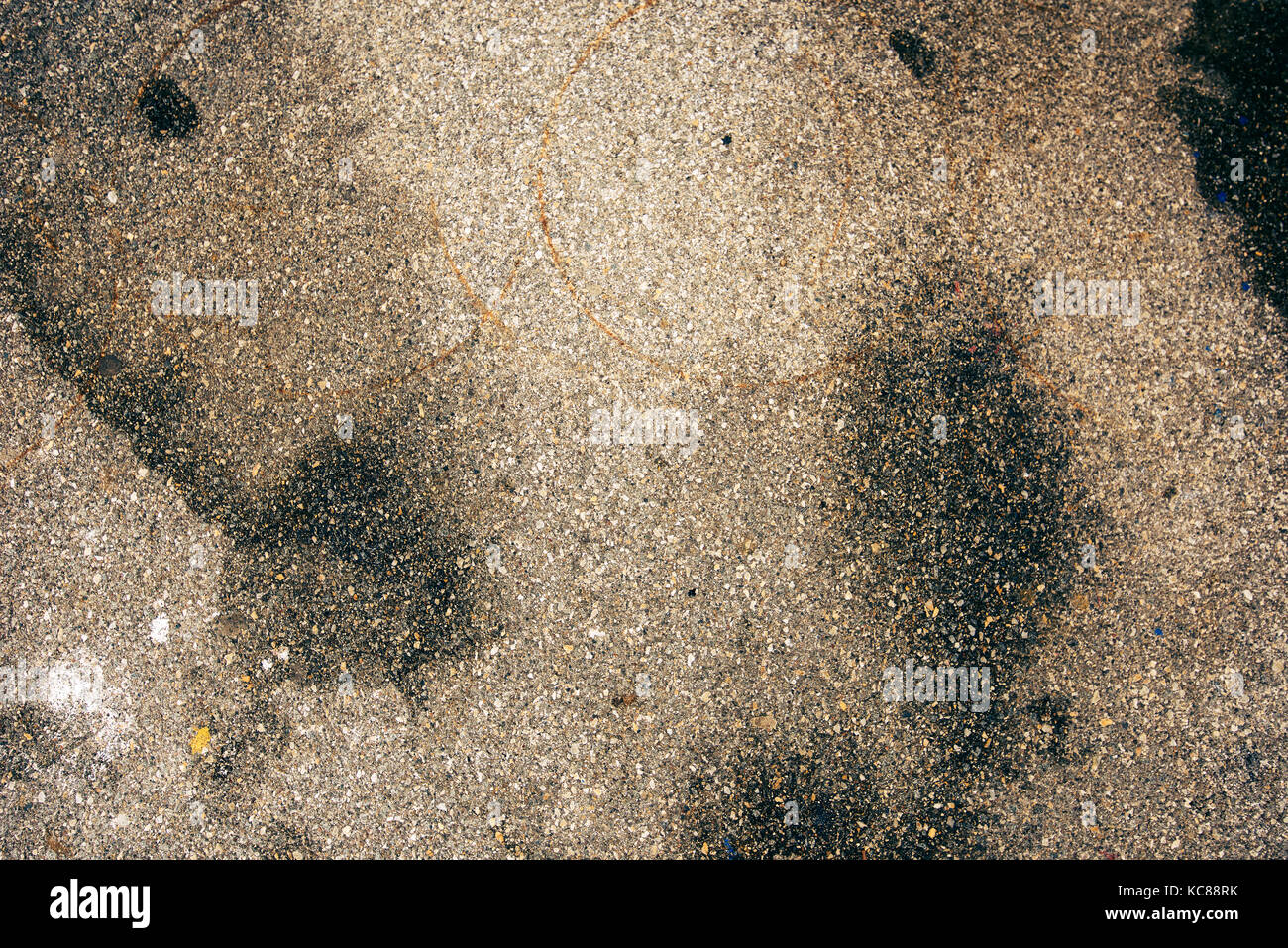 Concrete pedestrian walkway texture from above, top view of urban ...