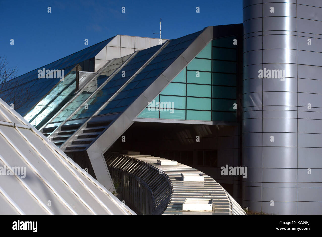 Modern terminal building at Newcastle International Airport terminal ...