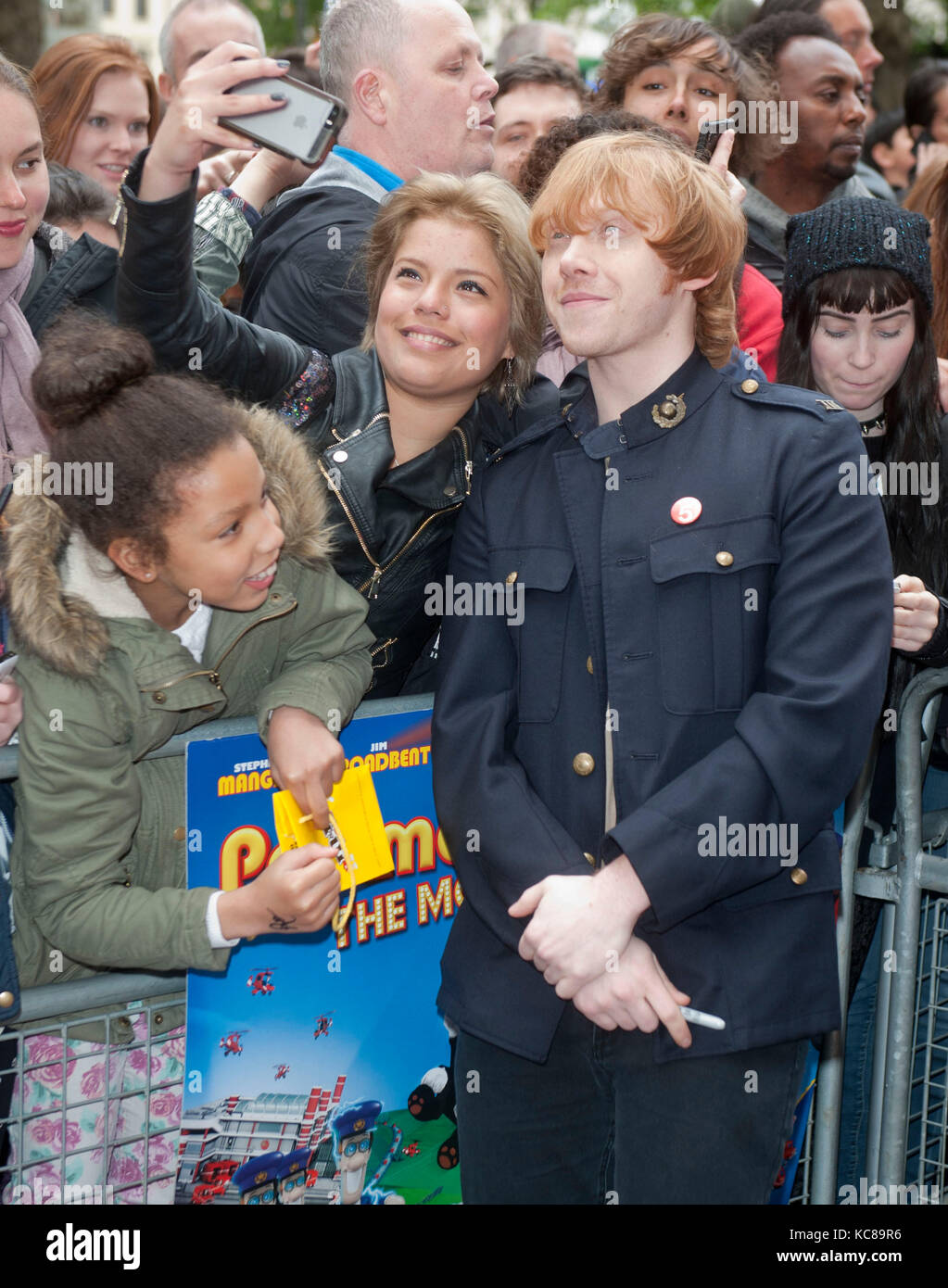 Rupert Grint at the World Premiere of 'Postman Pat' at Odeon West End ...