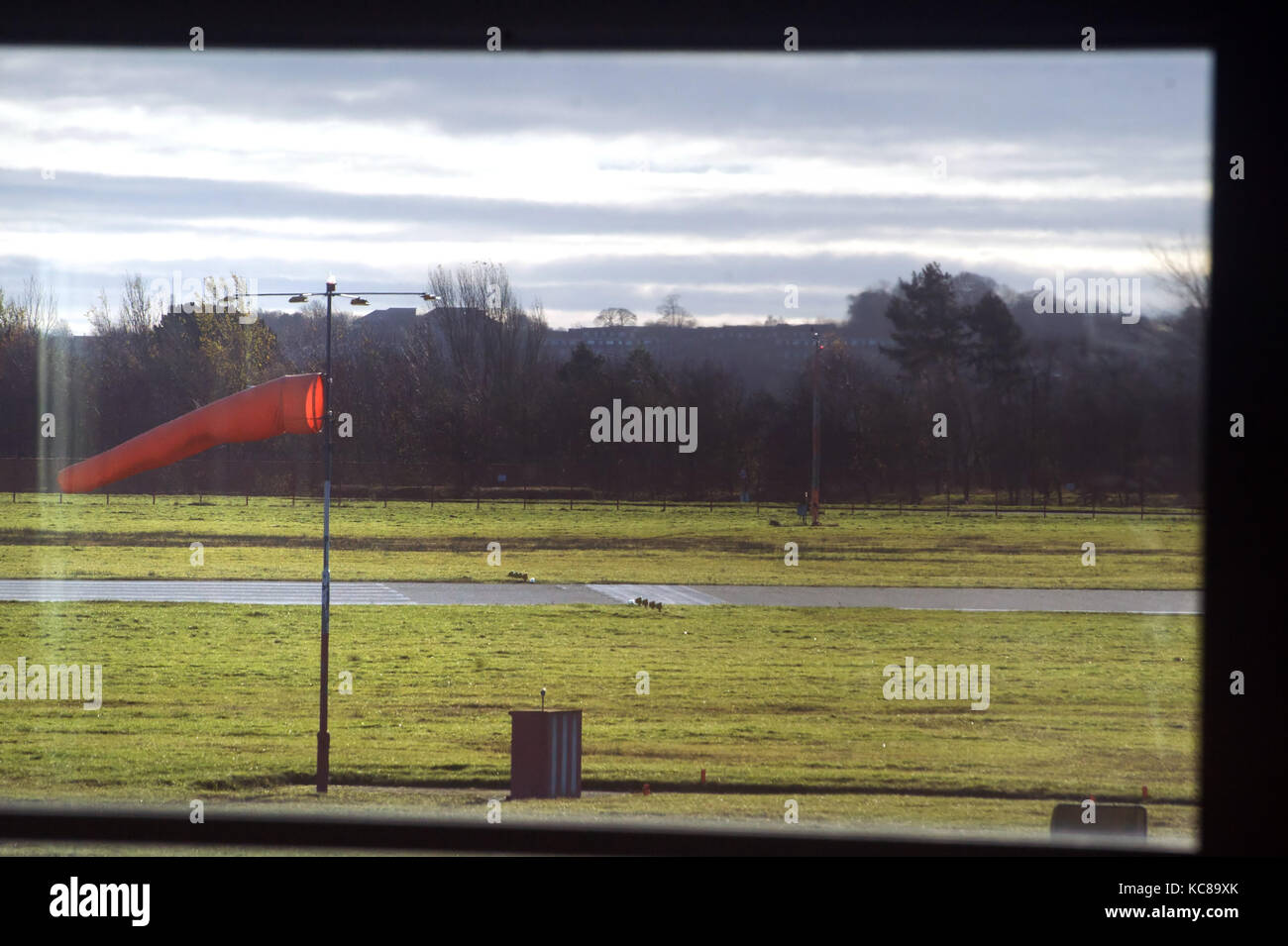 Windsock at Newcastle International Airport Stock Photo - Alamy
