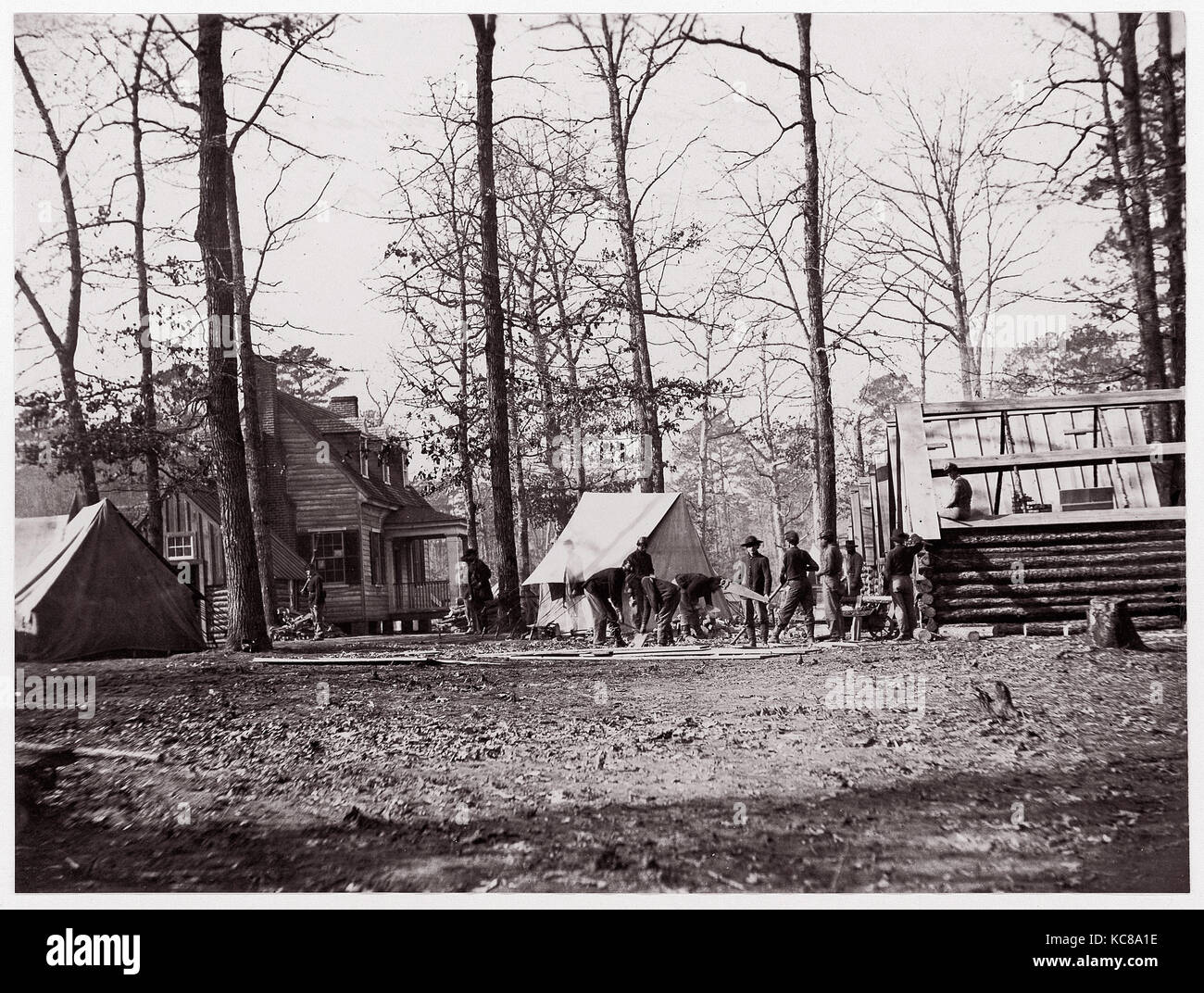General Butler's Headquarters, Chapin's Farm, Virginia, Andrew Joseph ...
