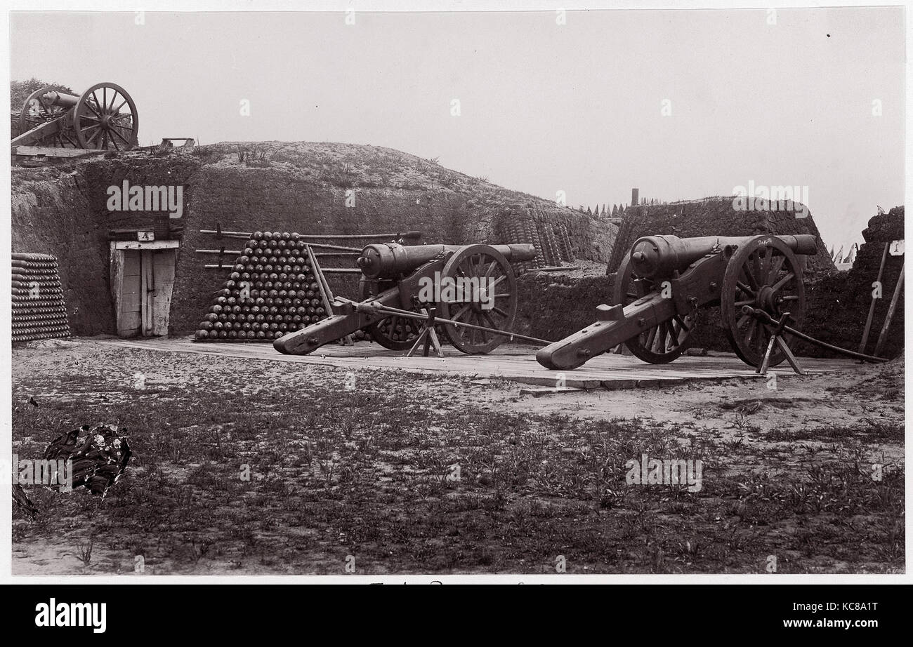 Fort Putnam, South Carolina, 1861–65, Albumen silver print from glass ...