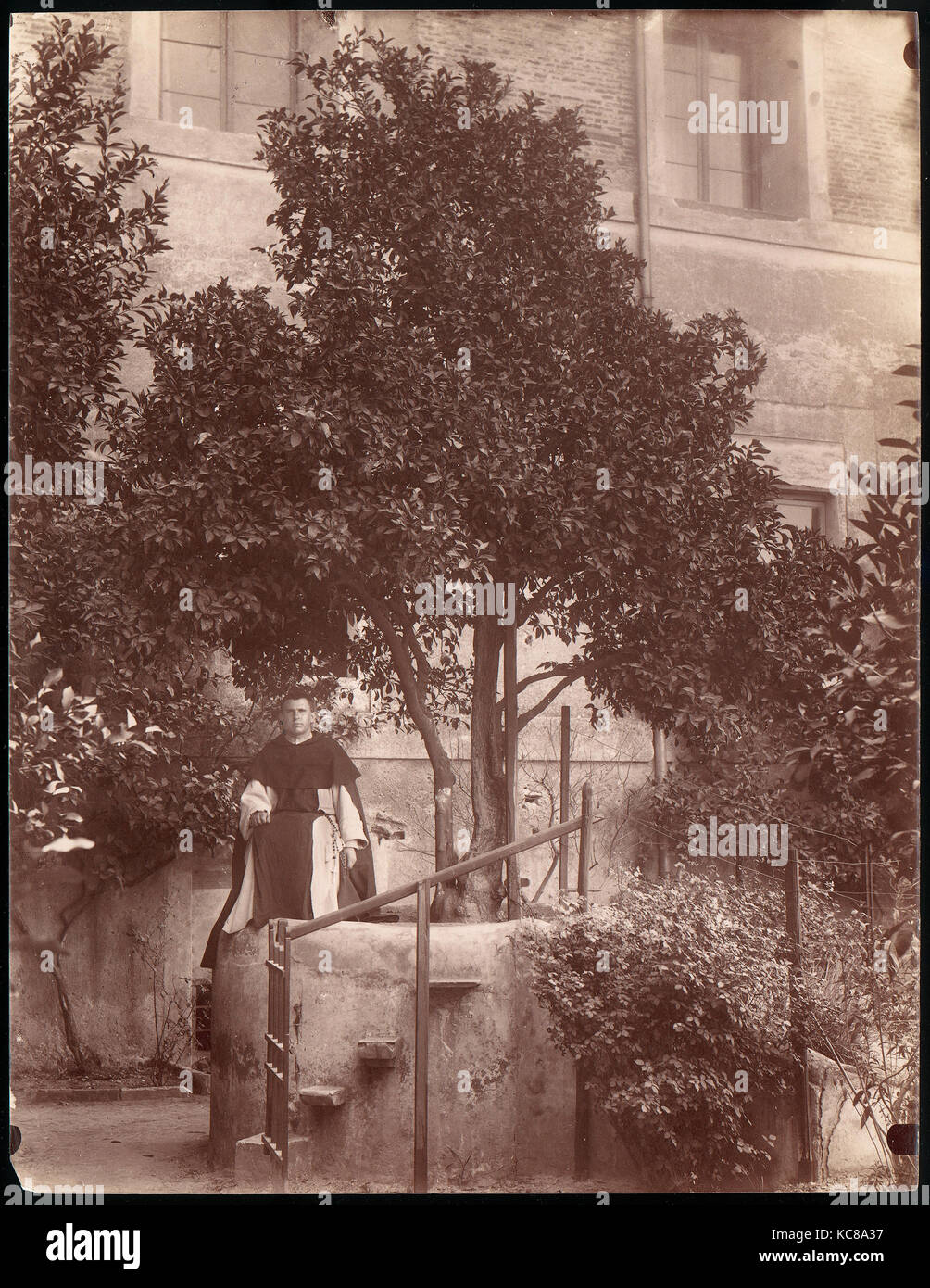 St. Dominic's Orange Tree on the Aventine, Unknown, 1880s Stock Photo ...