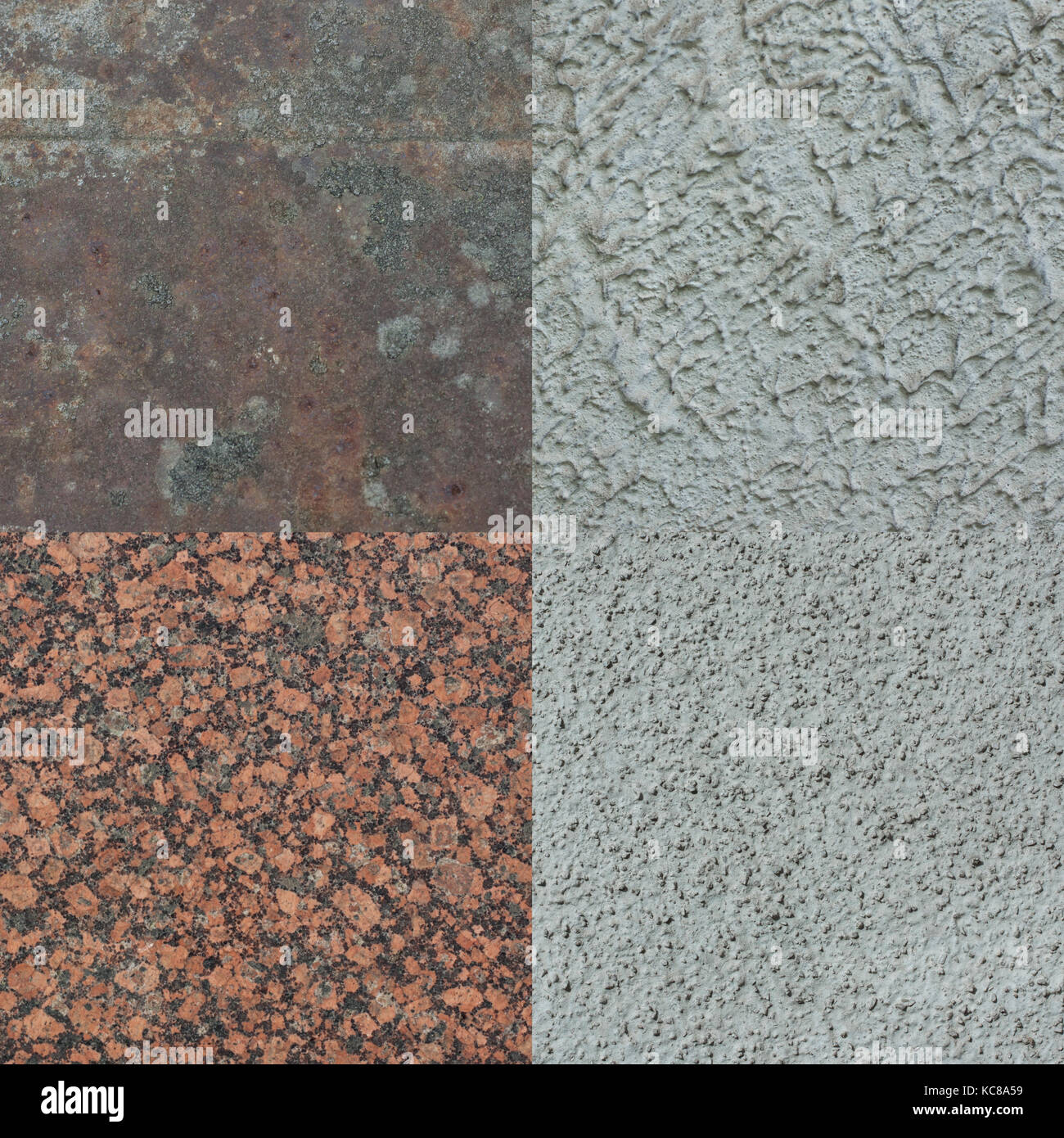 Set of four different textures of stone high resolution for background ...
