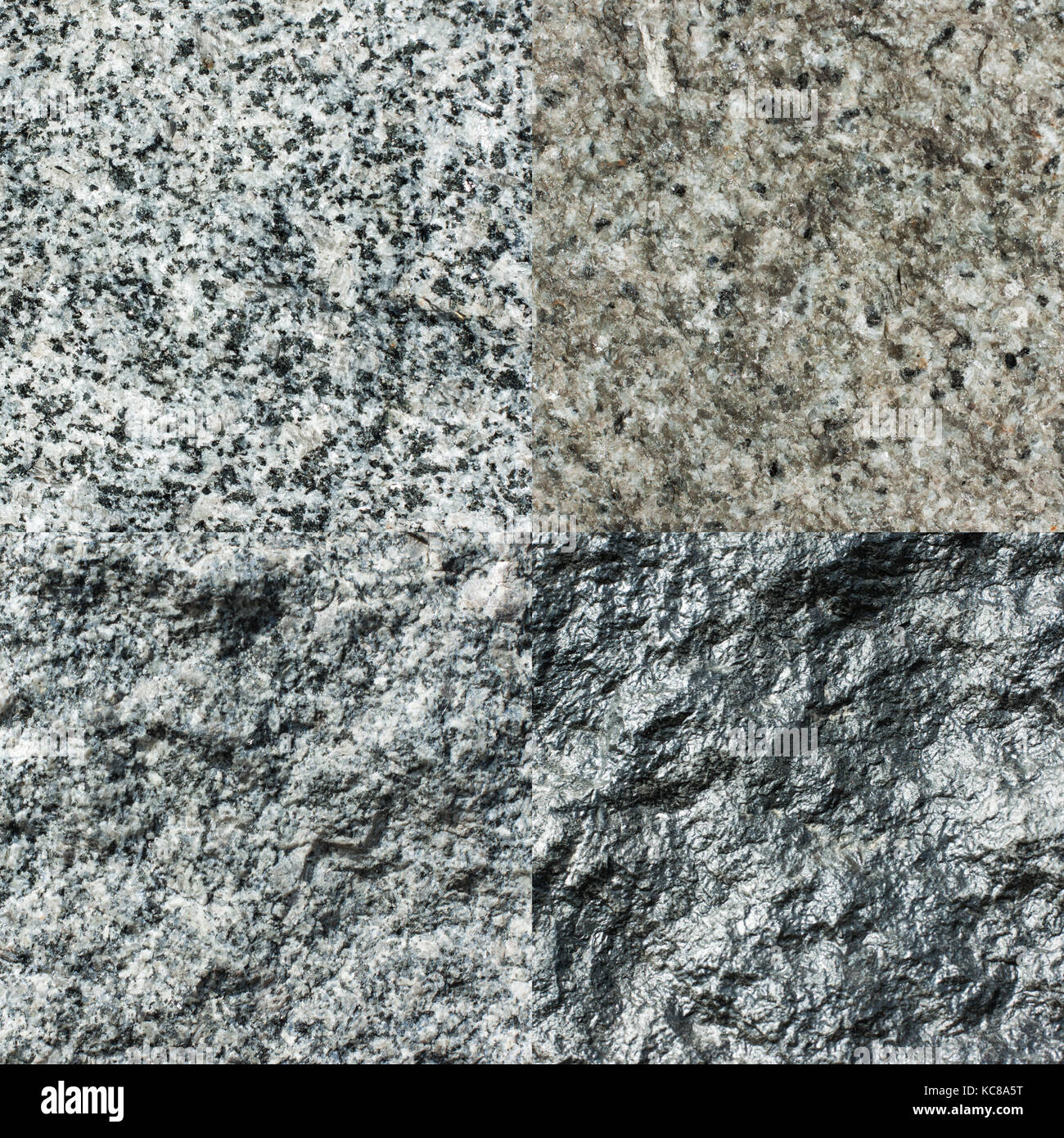 set of four stone textures for backgrounds Stock Photo - Alamy