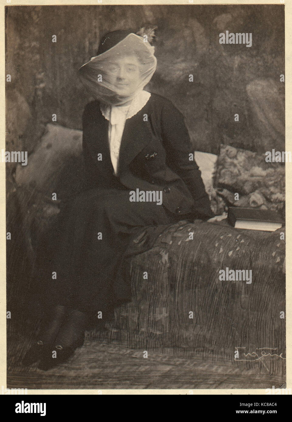 Thilda H. - The Veiled Lady, 1900s, Platinum print, Photographs, Frank ...