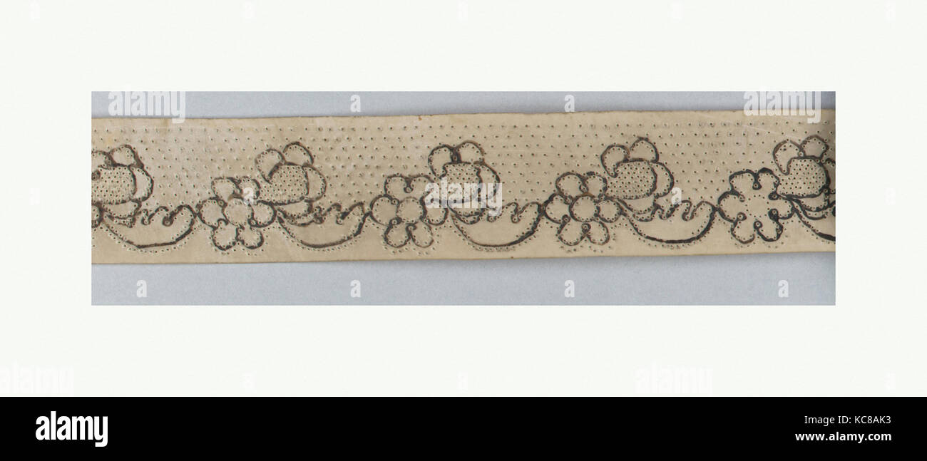 Pattern, ca. 1840, British, Parchment, No dimensions recorded ...