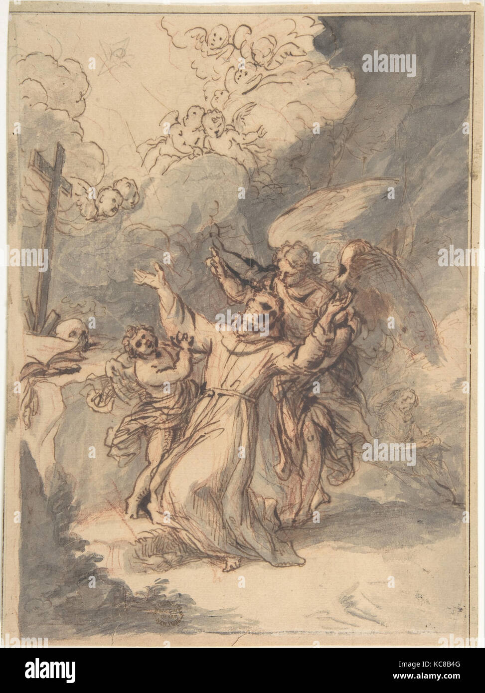 St francis receiving the stigmata hi-res stock photography and images ...