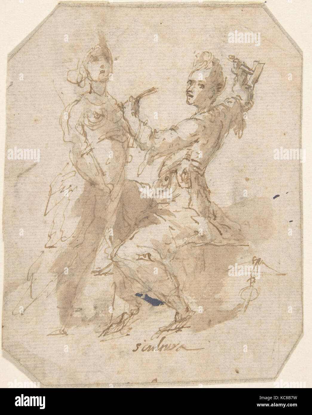 Pygmalion and Galatea, Anonymous, Spanish, School of Seville, 17th ...