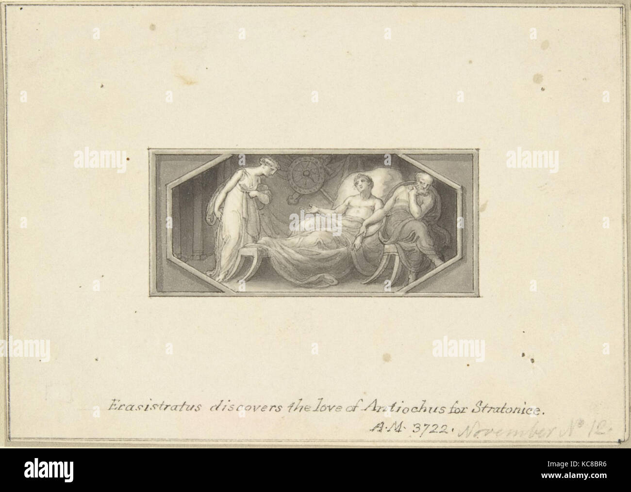 Erasistratus discovers the love of Antiochus for Stratonice, Edward ...
