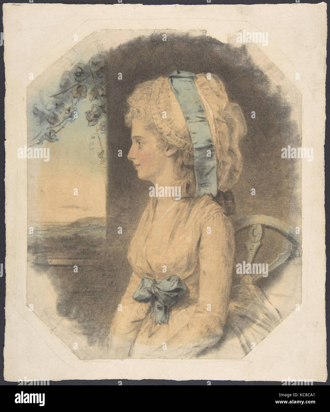 Miss Mary Cruikshank, only sister of James Cruikshank, John Downman ...