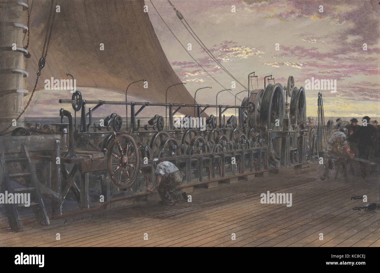 The Paying-out Machinery in the Stern of the Great Eastern, Robert ...