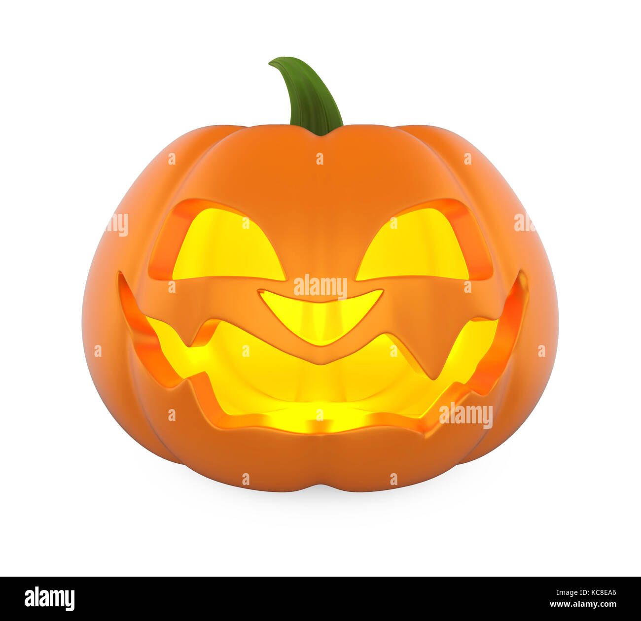 Jack O Lantern Halloween Pumpkin Isolated Stock Photo - Alamy