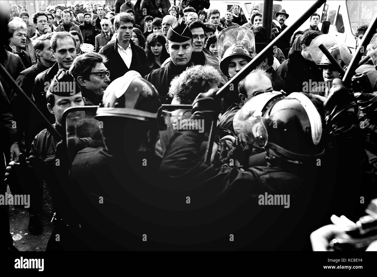 Front national party rally Black and White Stock Photos & Images - Alamy