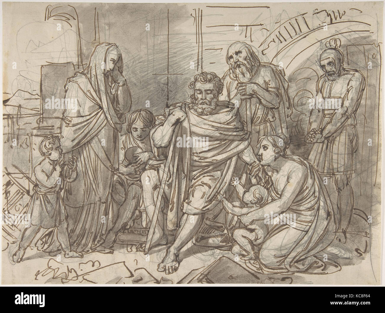 Belisarius Begging for Alms, Heinrich Friedrich Füger, mid-18th–early ...