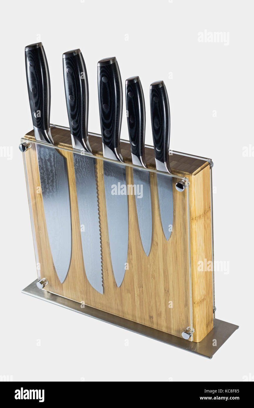 Kitchen knife block hi-res stock photography and images - Alamy