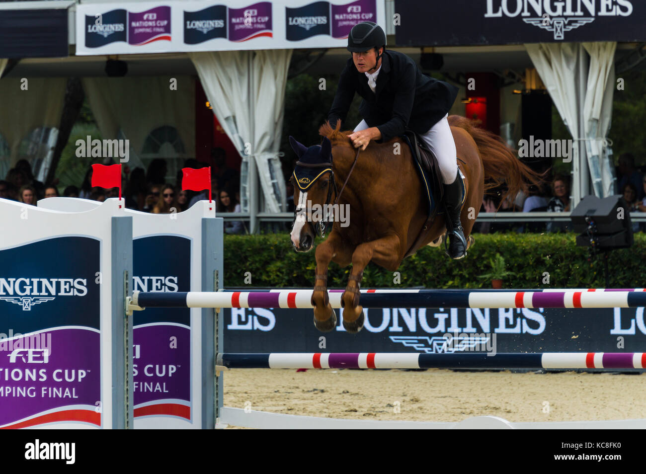 Longines FEI nations cup jumping final, Barcelona Stock Photo - Alamy