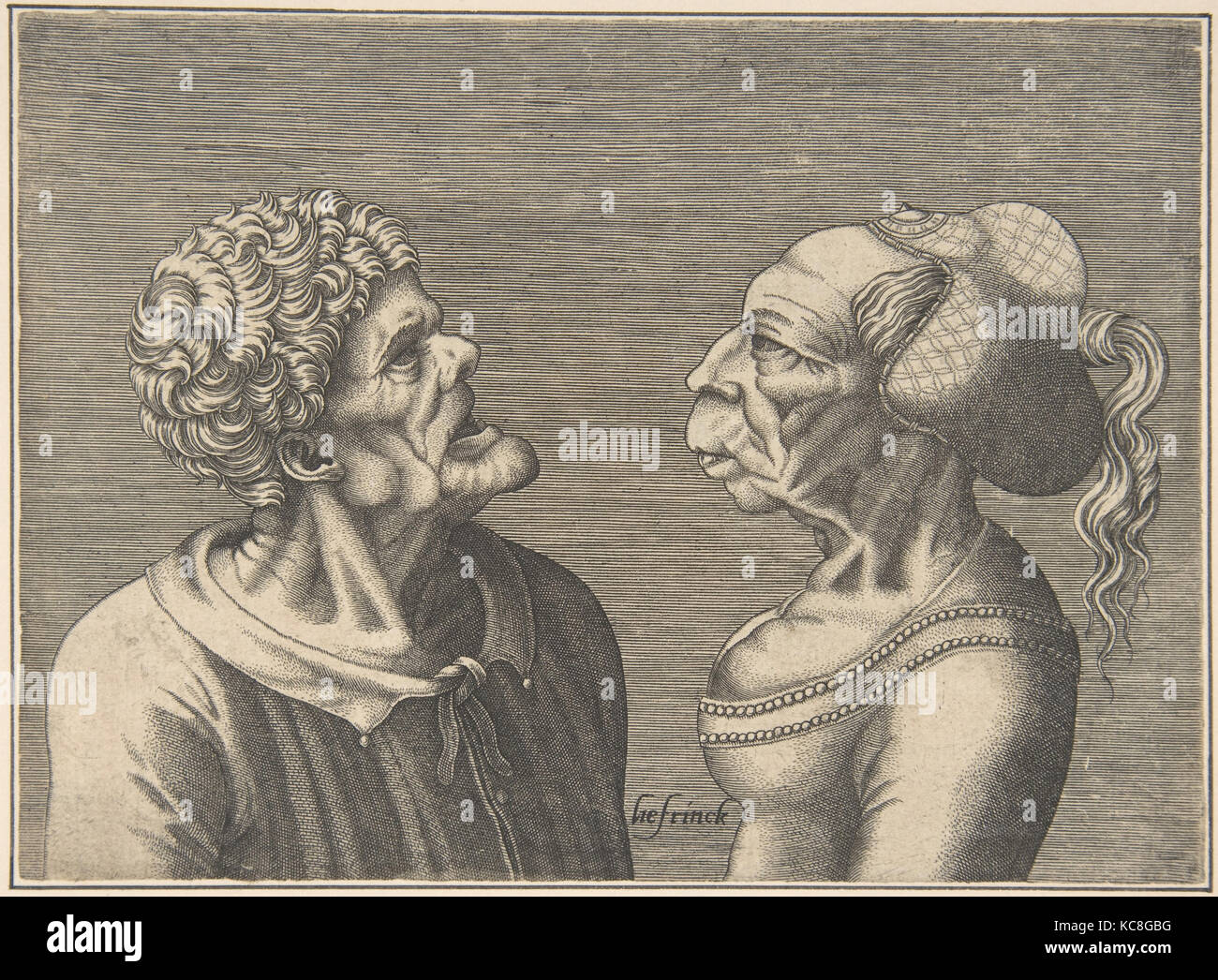 Grotesque heads leonardo da vinci hi-res stock photography and images ...
