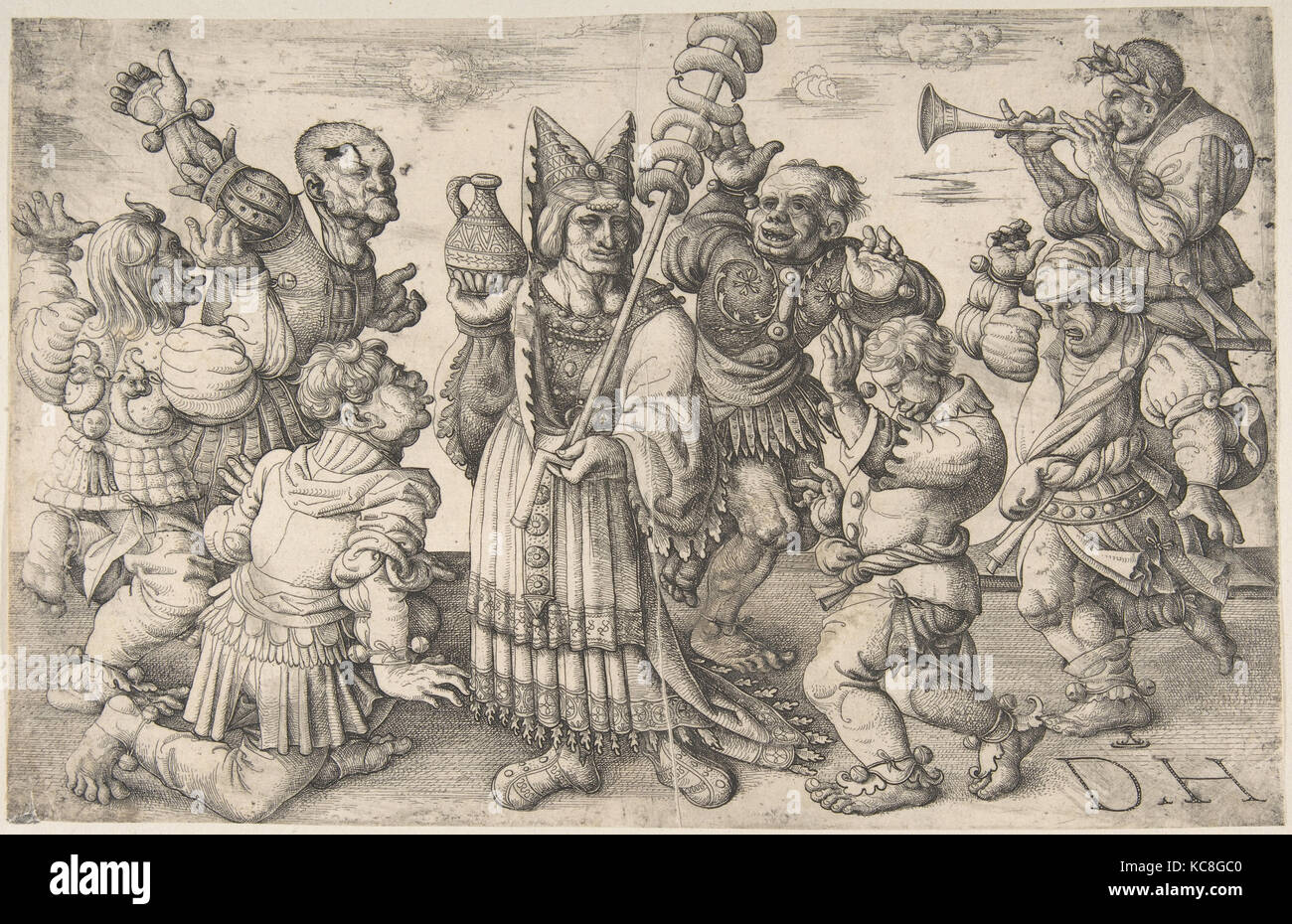Morris Dancers, Daniel Hopfer, late 15th–early 16th century Stock Photo - Alamy