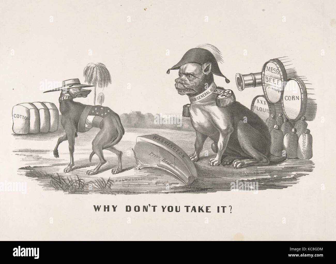 Why Don't You Take It?, 1861–64, Lithograph, sheet: 13 3/8 x 17 7/8 in ...