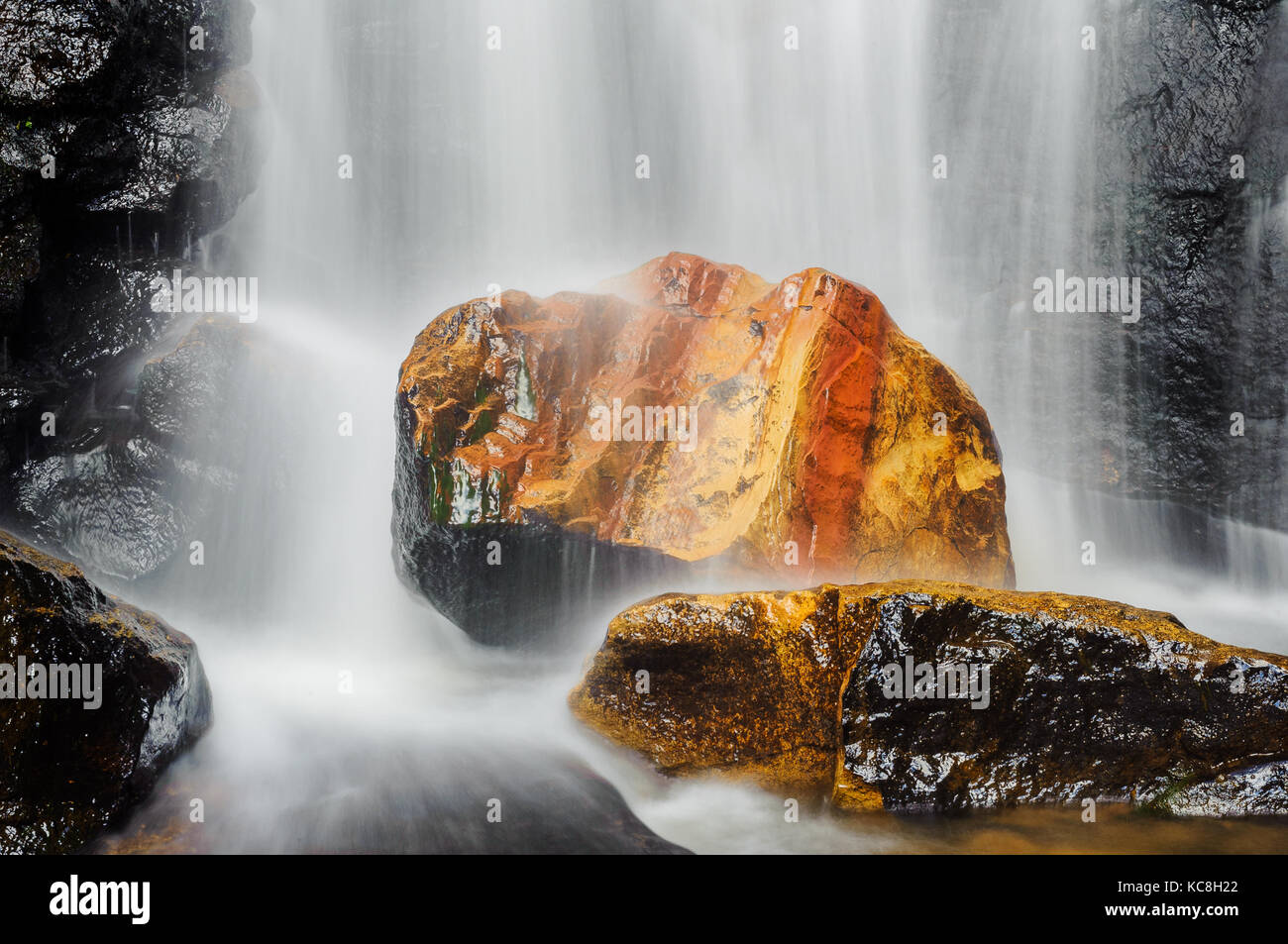 Beautiful Lodore Falls in the Blue Mountains Stock Photo - Alamy