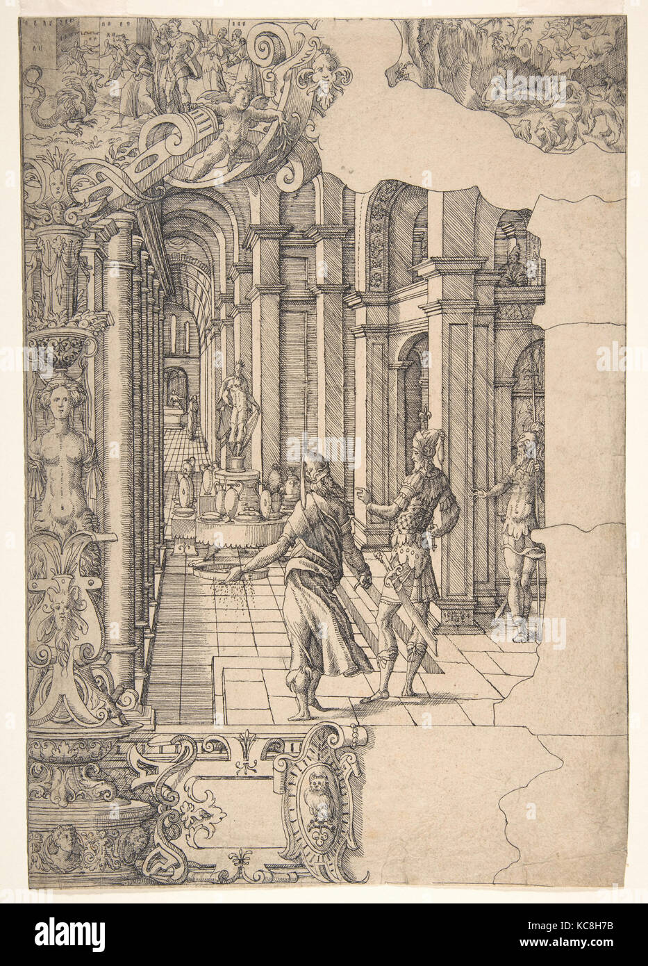 Three Scenes from the Life of the Prophet Daniel, Jost Amman, 1564 ...