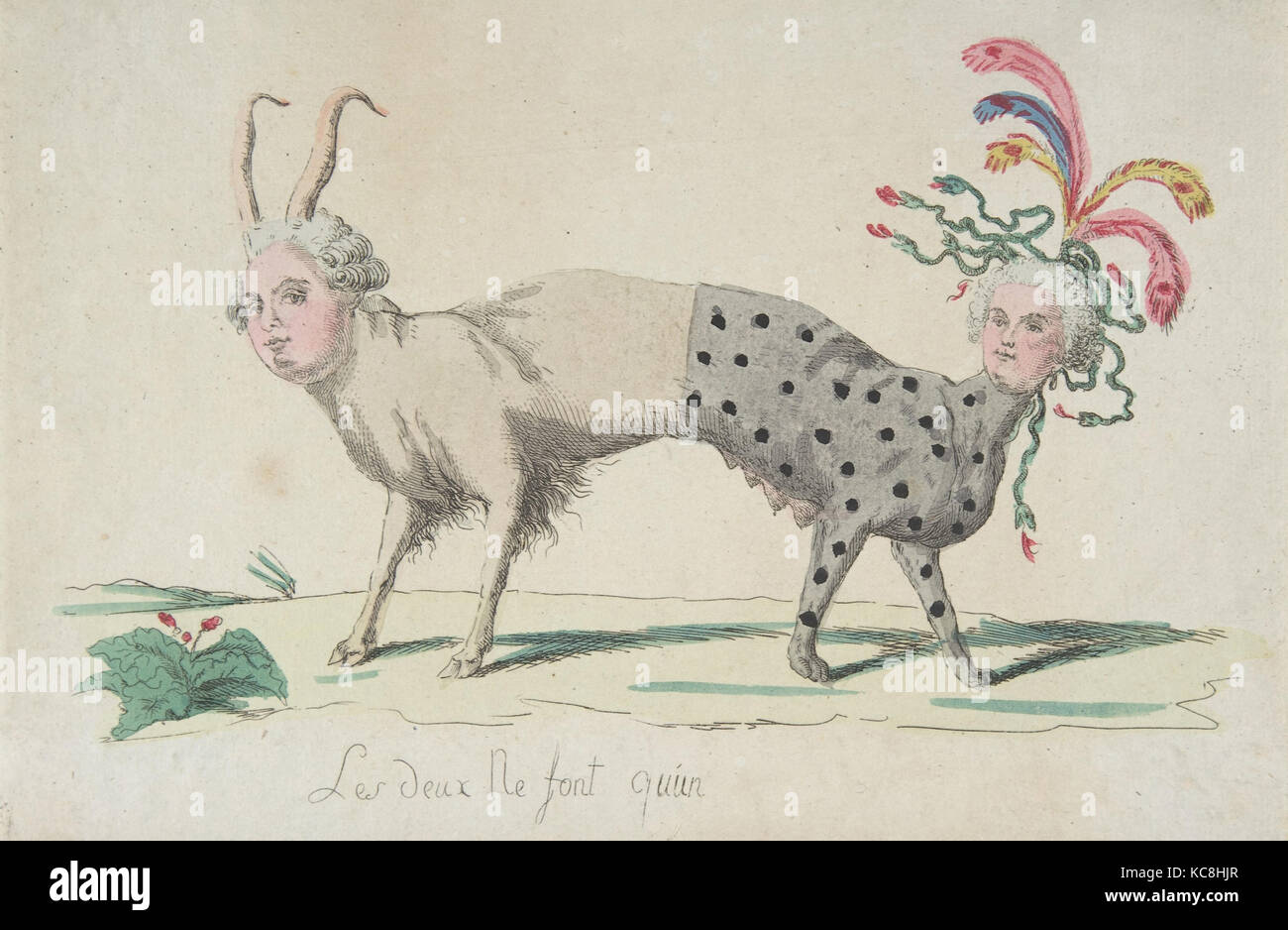 The Two Are But One (Les deux ne font qu'un), Anonymous, French, 18th ...