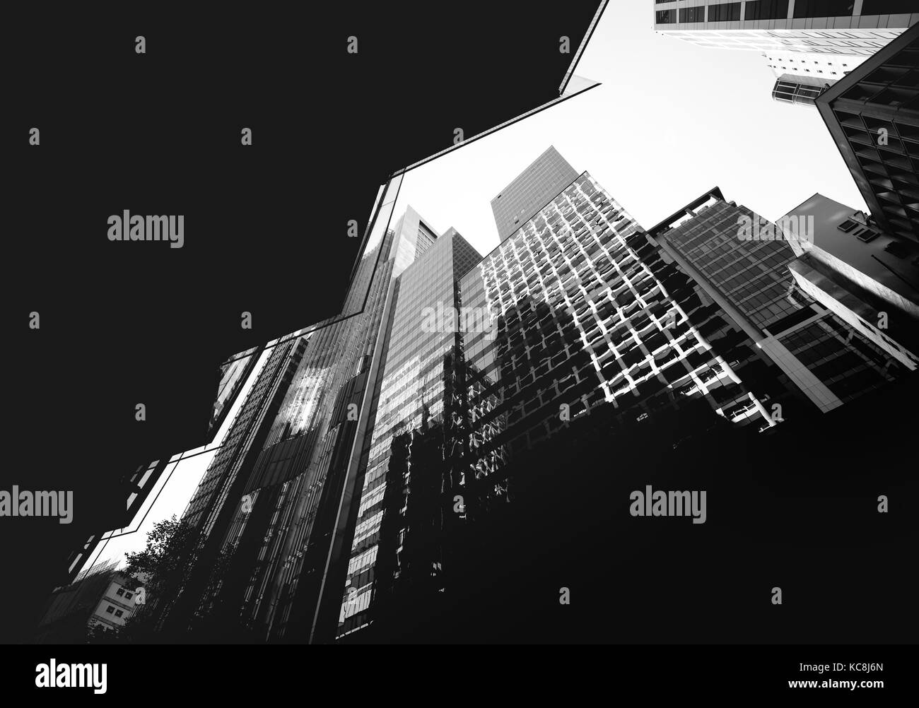 Close up tower building Black and White Stock Photos & Images - Alamy