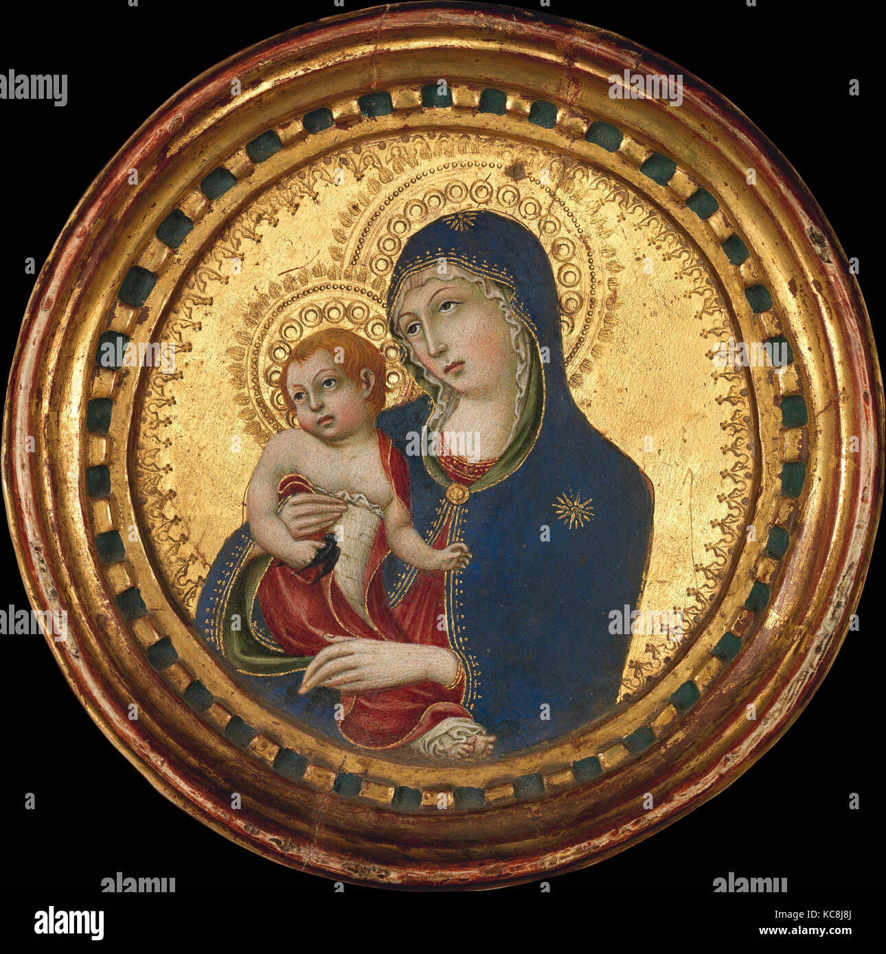 Madonna and Child, Sano di Pietro, mid-15th century Stock Photo - Alamy