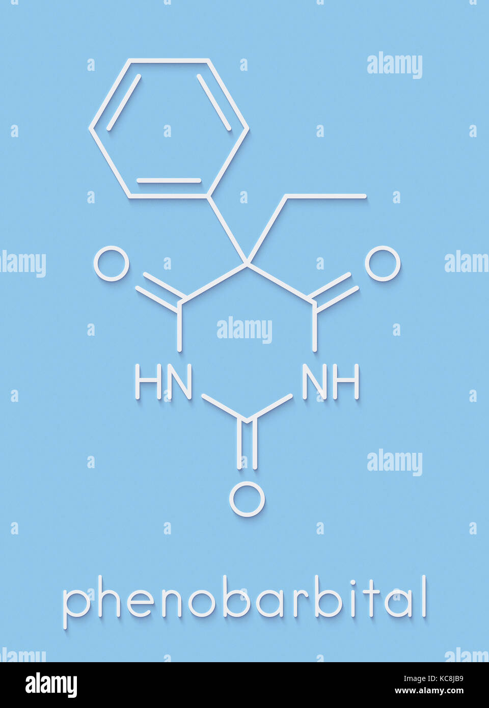 Barbital molecular hi-res stock photography and images - Alamy